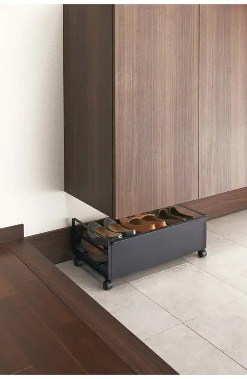 YAMAZAKI Rolling Shoe Rack