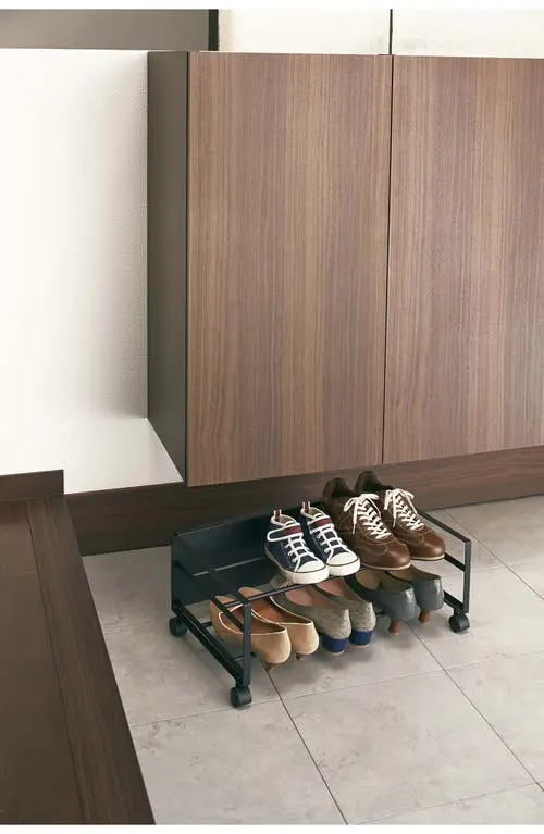 YAMAZAKI Rolling Shoe Rack