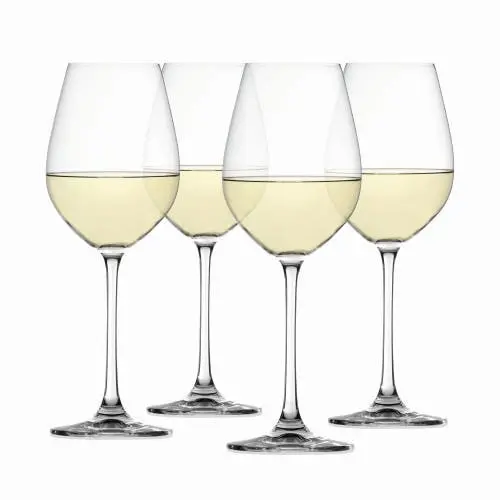 SPIEGELAU Salute White Wine Glass Set Of 4 - Clear