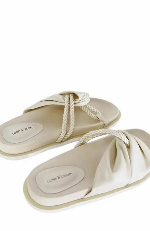 BELLE & BLOOM Whitehaven Slide - Cream