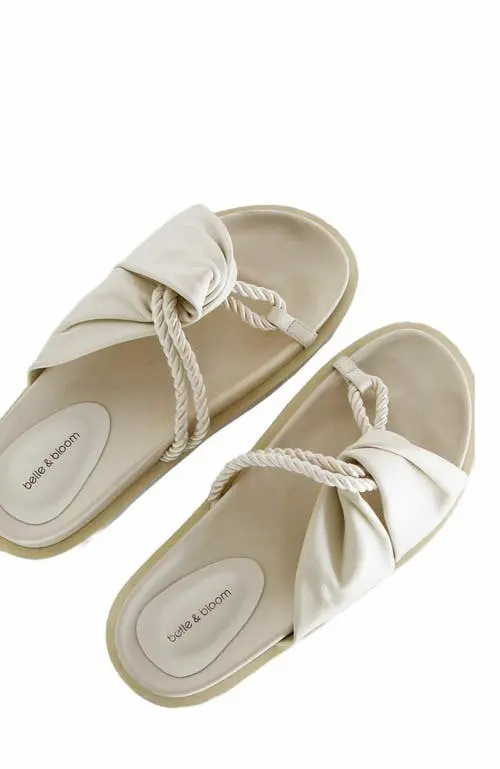 BELLE & BLOOM Whitehaven Slide - Cream
