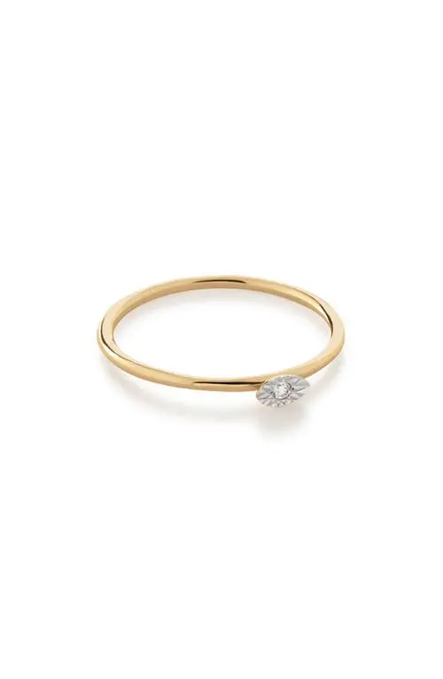 Monica Vinader Marquise Diamond Stacking Ring - 14k Gold