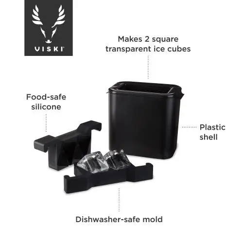 VISKI Glacier Rocks Clear Ice Maker