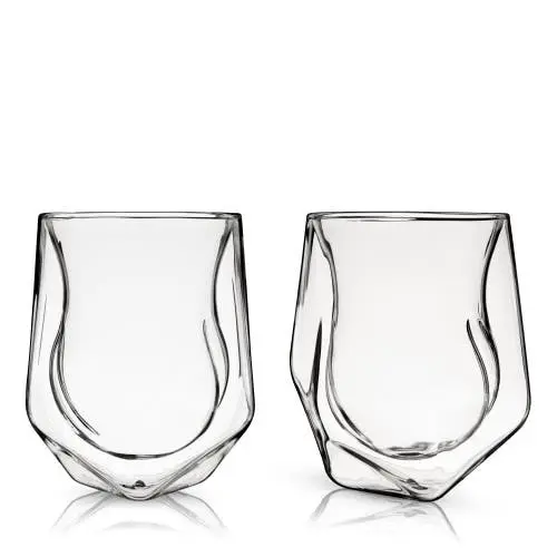 VISKI Alchemi Double-walled Aerating Tumbler - Clear