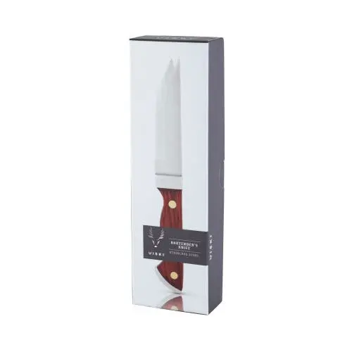 VISKI Professional Bartender Knife With Acacia Wood