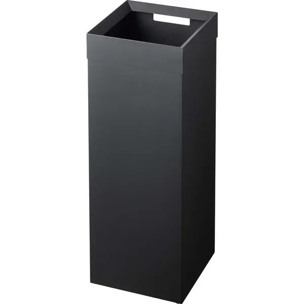 YAMAZAKI Tall Trash Can - Black