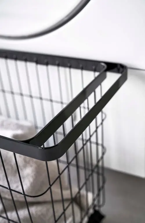 YAMAZAKI Rolling Laundry Basket