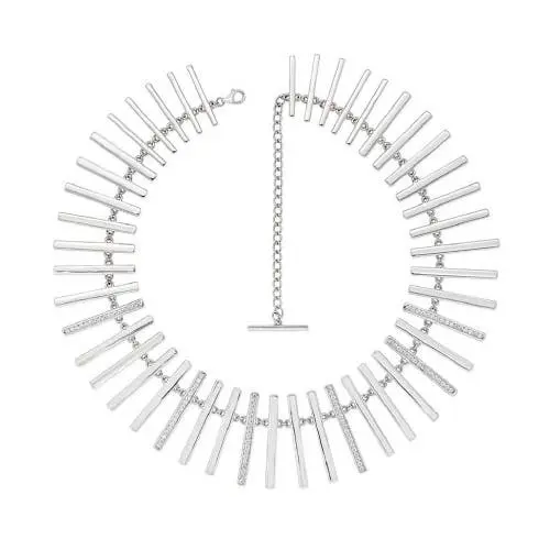 LUCY QUARTERMAINE Large Key Necklace - Sterling Silver