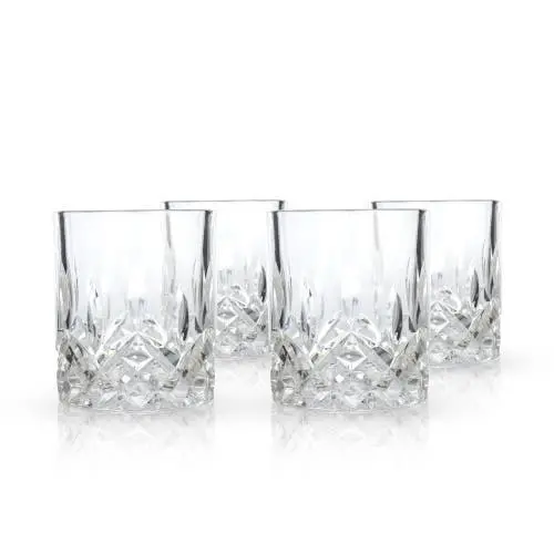 VISKI Admiral Crystal Tumblers Set Of 4 - Clear