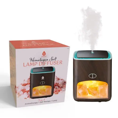 PURSONIC Himalayan Salt Lamp Diffuser3-in-1 Wellness Device
