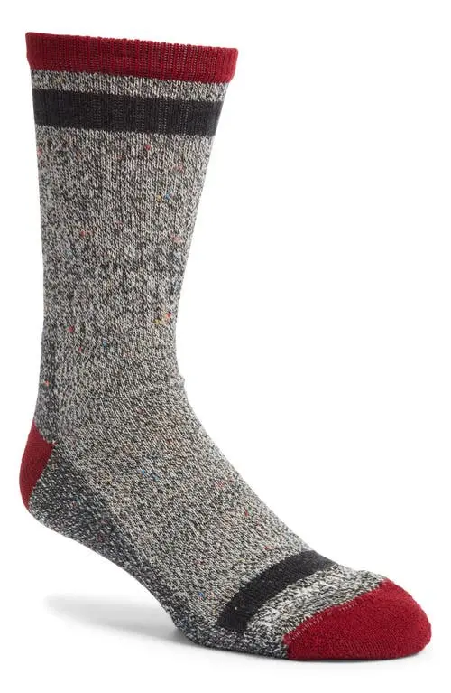Smartwool Everyday Larimer Wool Blend Crew Socks - Tibetan Red