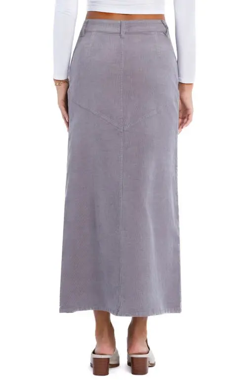 WASH LAB DENIM Corduroy Maxi Skirt