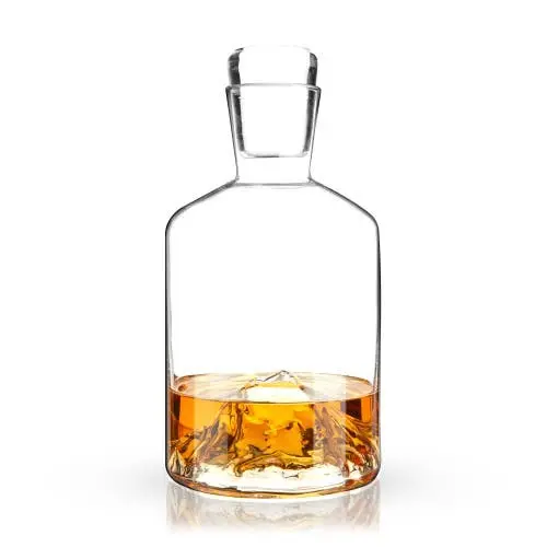 VISKI Mountain Crystal Liquor Decanter