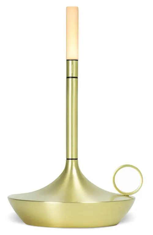 WICK BY GRAYPANTS Wick Short Rechargeable Table Light - Brass