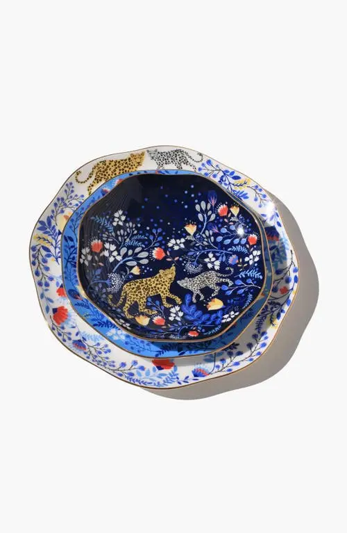 JESSIE ZHAO NEW YORK Amazon Rainforest Bone China Plates