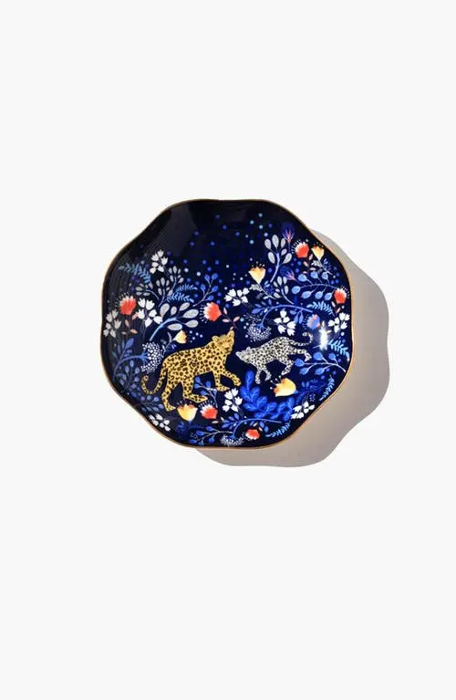 JESSIE ZHAO NEW YORK Night Amazon Rainforest Fine Bone China Side Plate