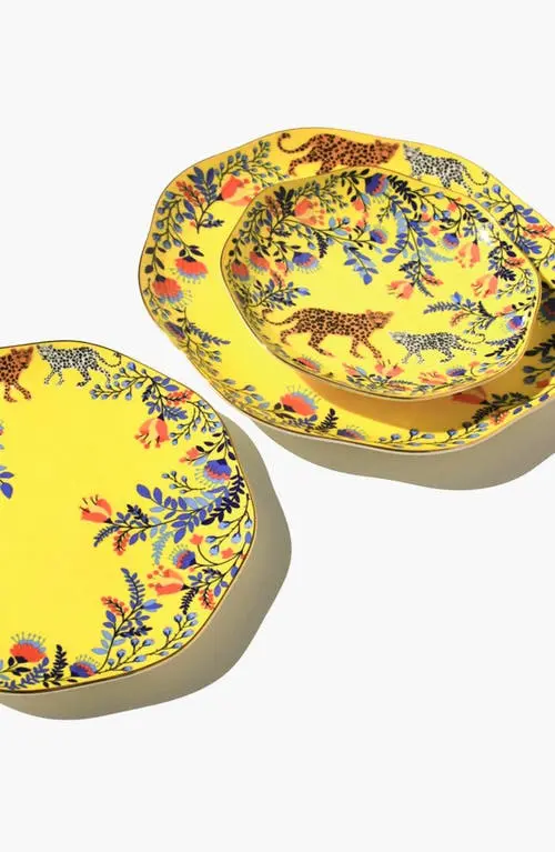 JESSIE ZHAO NEW YORK Amazon Rainforest Bone China Plates