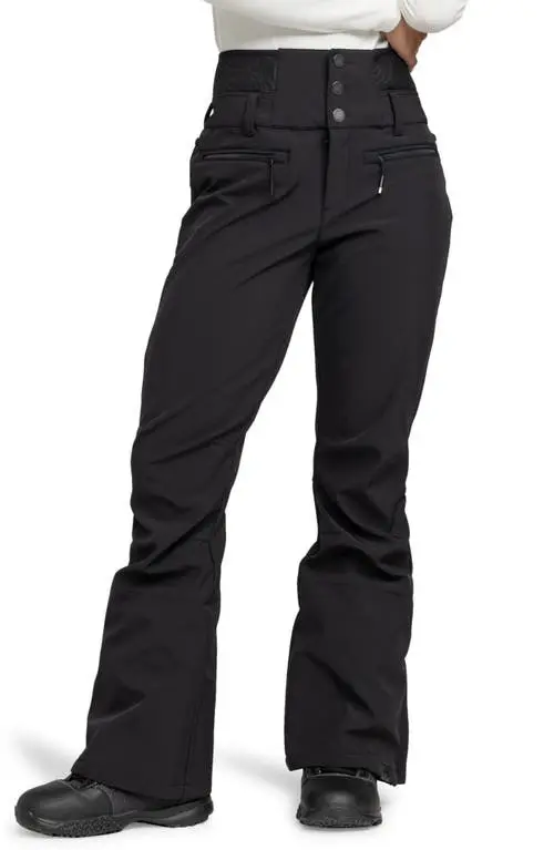 Roxy Rising High Waterproof Shell Snow Pants - Anthracite