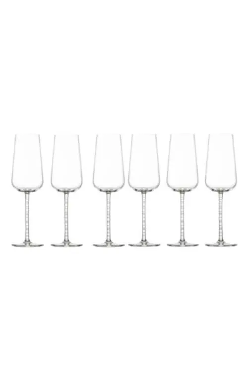 FORTESSA Journey Set Of 6 White Wine Glasses - Clear