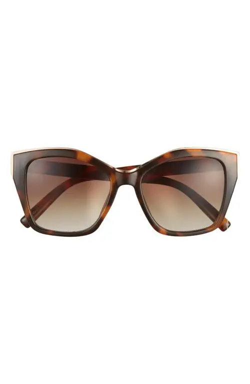 Bp. 55mm Gradient Cat Eye Sunglasses In Tortoise - 40% Off  display picture 2