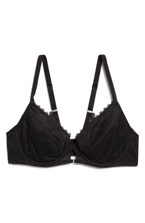 ETAM Gravure Underwire Minimizer Demi Bra - Black