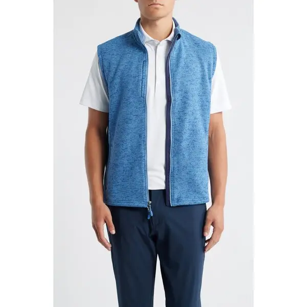 Johnnie-o Denalis Vest - Mid Blue