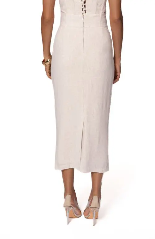 JLUXLABEL Coastland Pencil Skirt - Beige