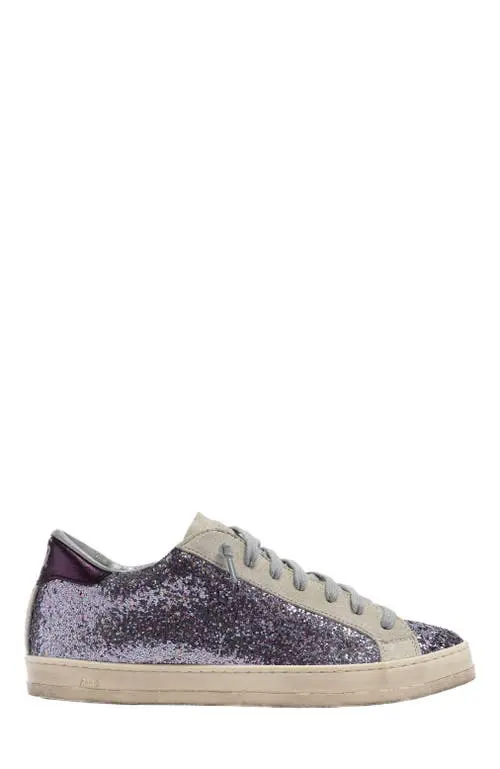 P448 John Low Top Sneaker - Glitter/purple