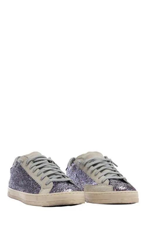 P448 John Low Top Sneaker - Glitter/purple