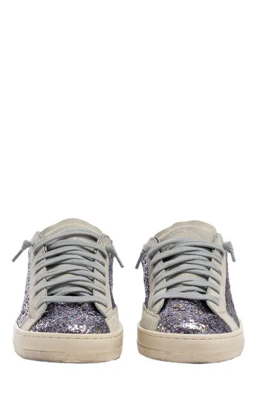 P448 John Low Top Sneaker - Glitter/purple
