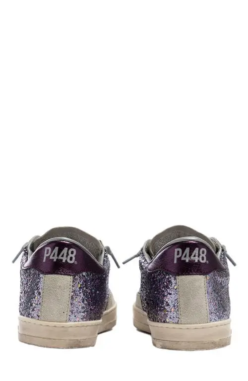 P448 John Low Top Sneaker - Glitter/purple