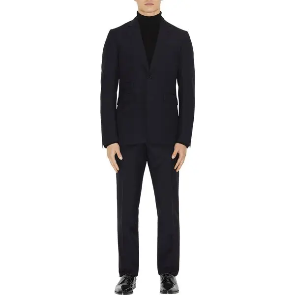 Burberry Wool Mohair Tailored Jacket