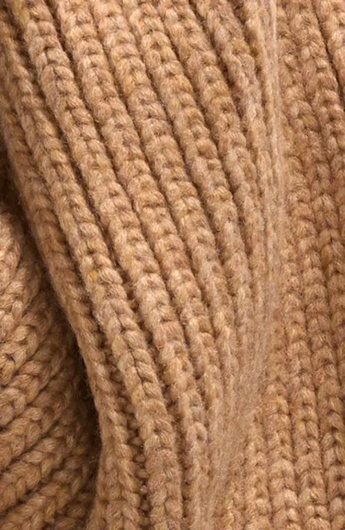UGG Chunky Rib Scarf - Camel