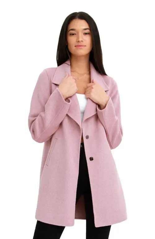 BELLE & BLOOM Oversized Wool-blend Jacket - Lilac
