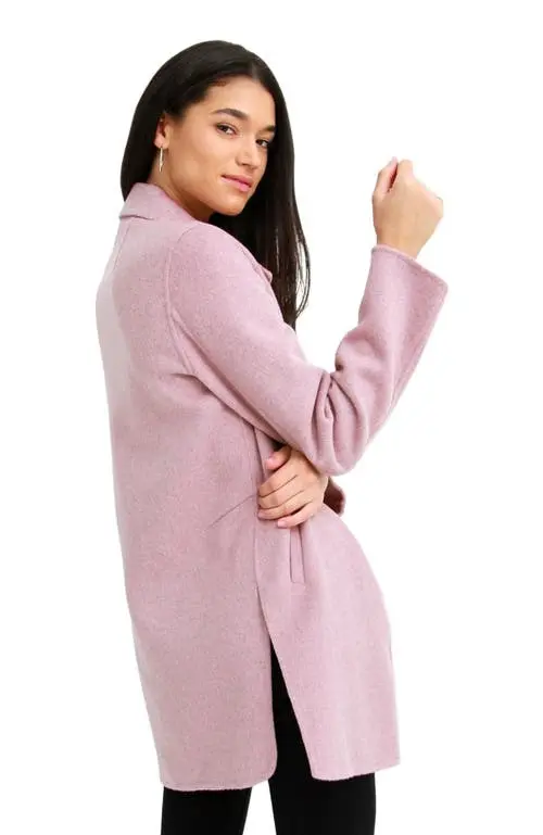 BELLE & BLOOM Oversized Wool-blend Jacket - Lilac