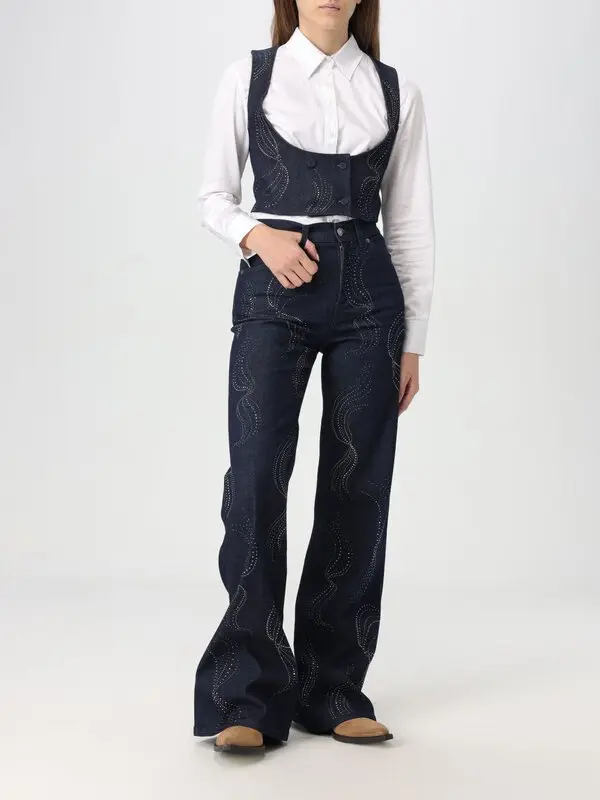 DONDUP Embellished Jeans - Denim