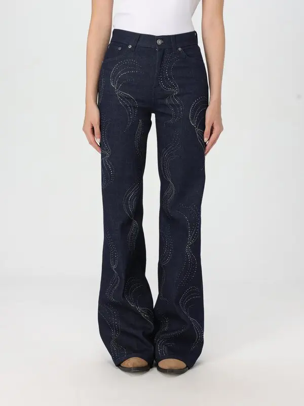 DONDUP Embellished Jeans - Denim
