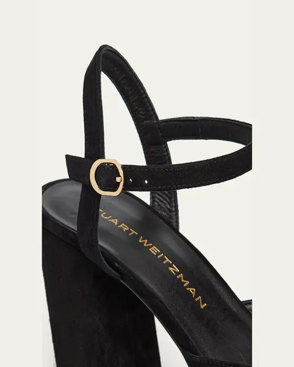 STUART WEITZMAN Dayna Ii Platform Sandals - Black