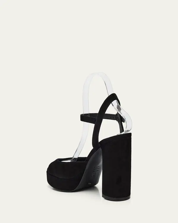 STUART WEITZMAN Dayna Ii Platform Sandals - Black