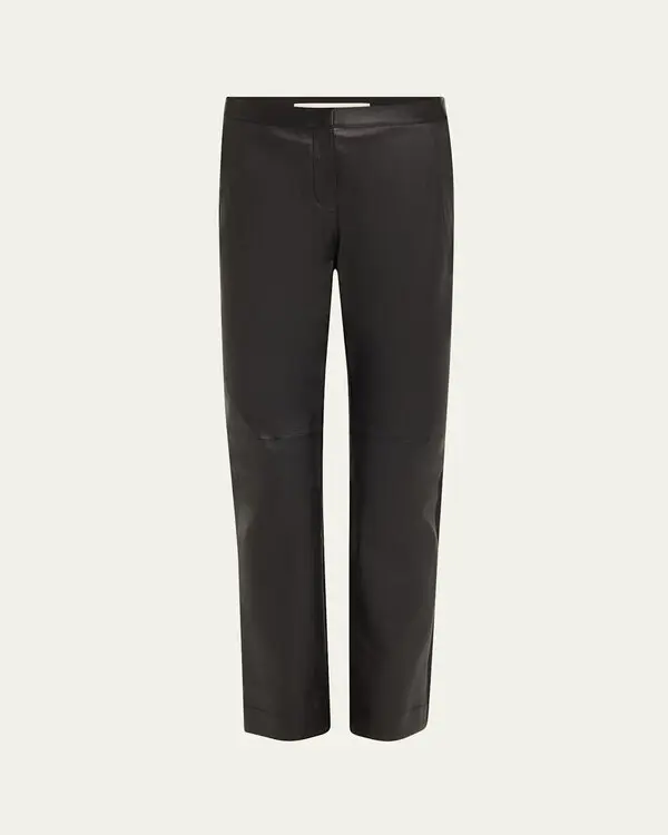 Lafayette 148 New York Leather Cigarette Pants