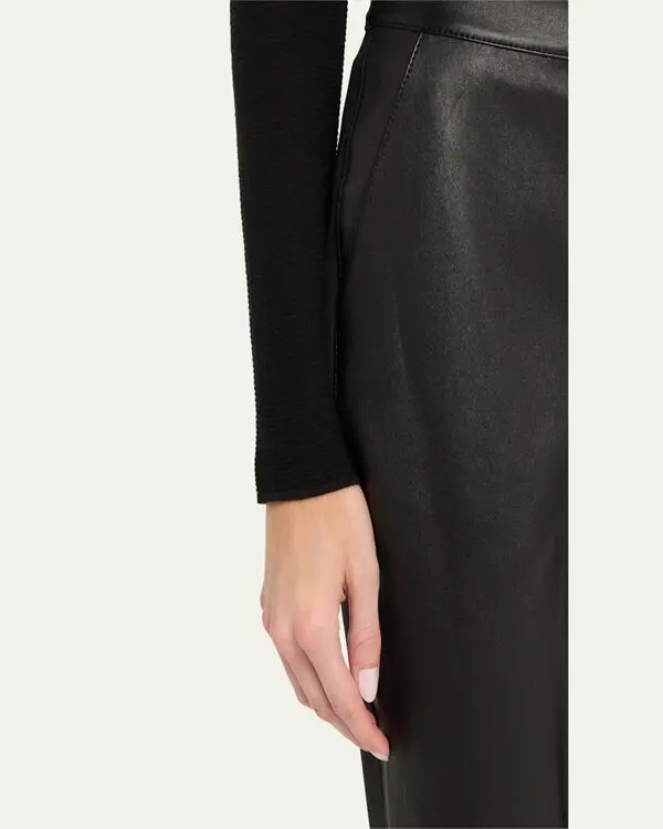 Lafayette 148 New York Leather Cigarette Pants