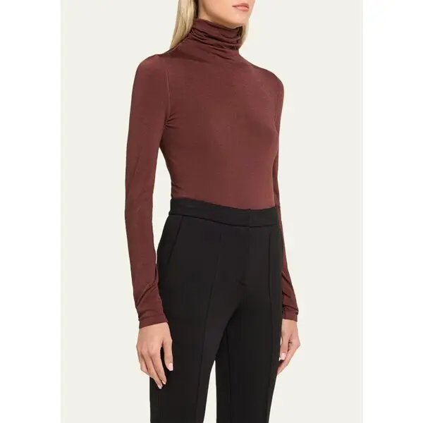 Wolford Colorado Turtleneck Thong Bodysuit - White