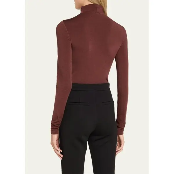 Wolford Colorado Turtleneck Thong Bodysuit - White