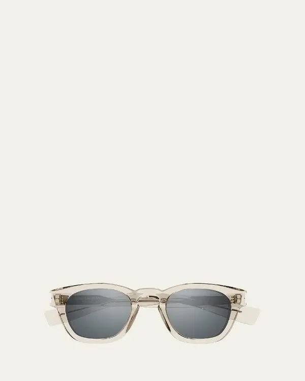 Saint Laurent Round Sunglasses - Beige