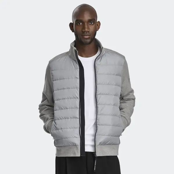 Canada Goose Hybridge Huron Full Zip Jacket - Stone Heather