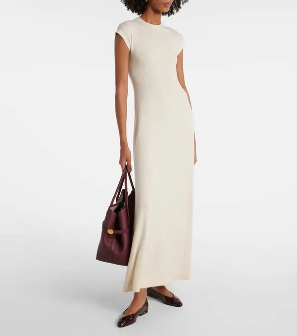 sachin and babi light blue dress Loro Piana Lyskamm silk maxi dress Loro Piana main image 1