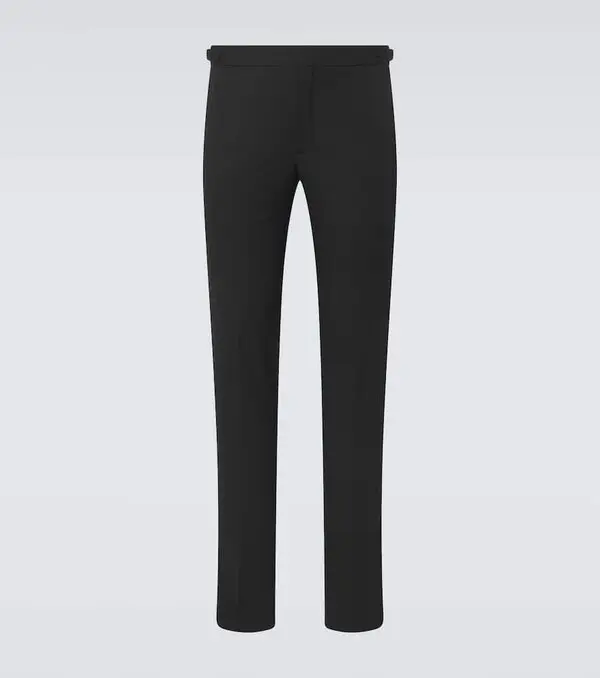 Rubinacci Luca Wool Tuxedo Pants