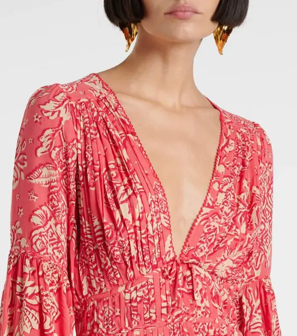 Poupette St Barth Chiara Printed Minidress