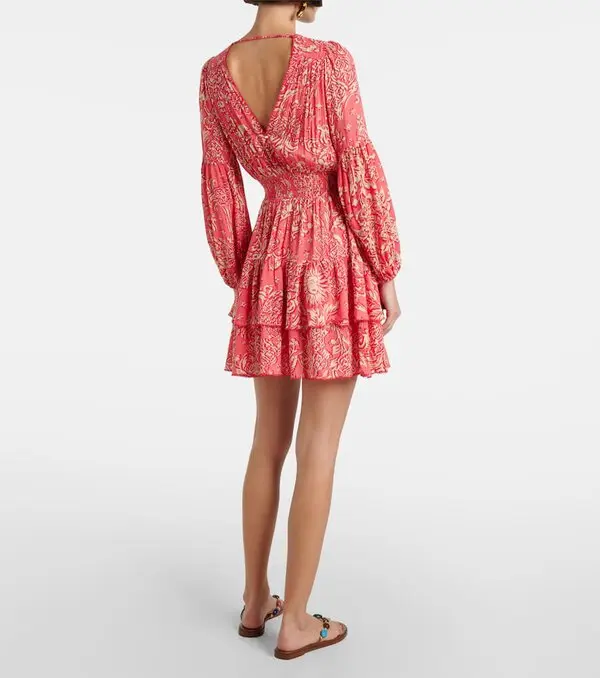 Poupette St Barth Chiara Printed Minidress