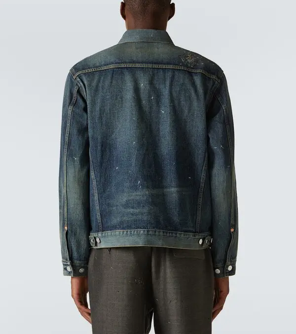 UNDERCOVERISM Embroidered Denim Trucker Jacket